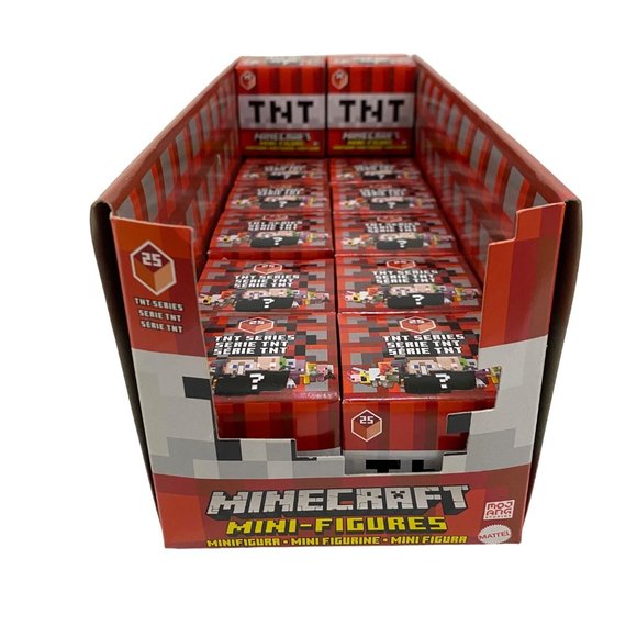 Mattel | Toys | Mattel Minecraft Tnt Minifigure Series 25 Lot Of 4 ...